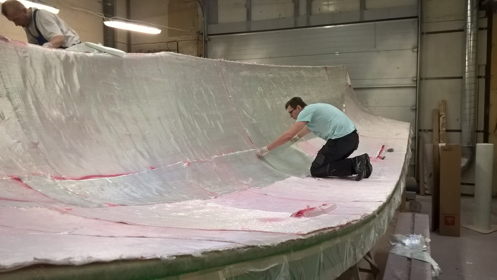 Vacuum infusion method - Saare Yachts